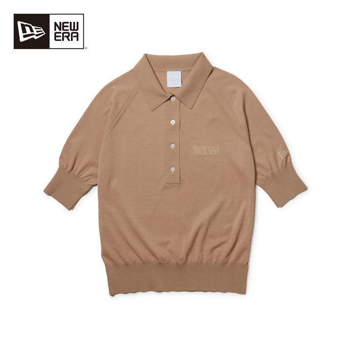 レディース ニューエラ ゴルフウェア 半袖シャツ KNIT POLO KHA レディース ニューエラ ゴルフウェア 半袖シャツ KNIT POLO KHA